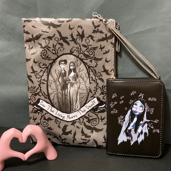 Bags | Nwot Tim Burtons The Corpse Bride Xlarge Wristlet And Wallet ...